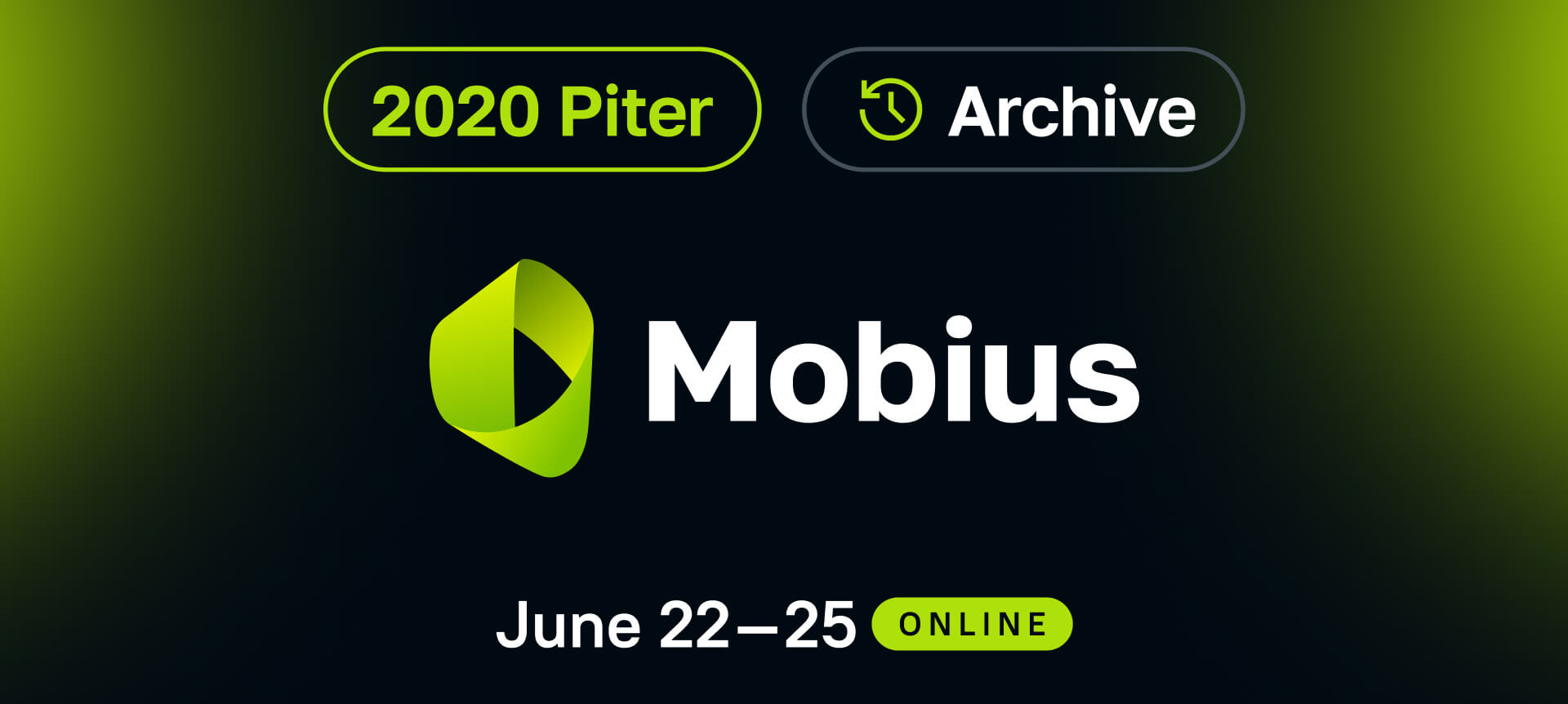 Mobius 2020 Piter. Conference for professional mobile developers