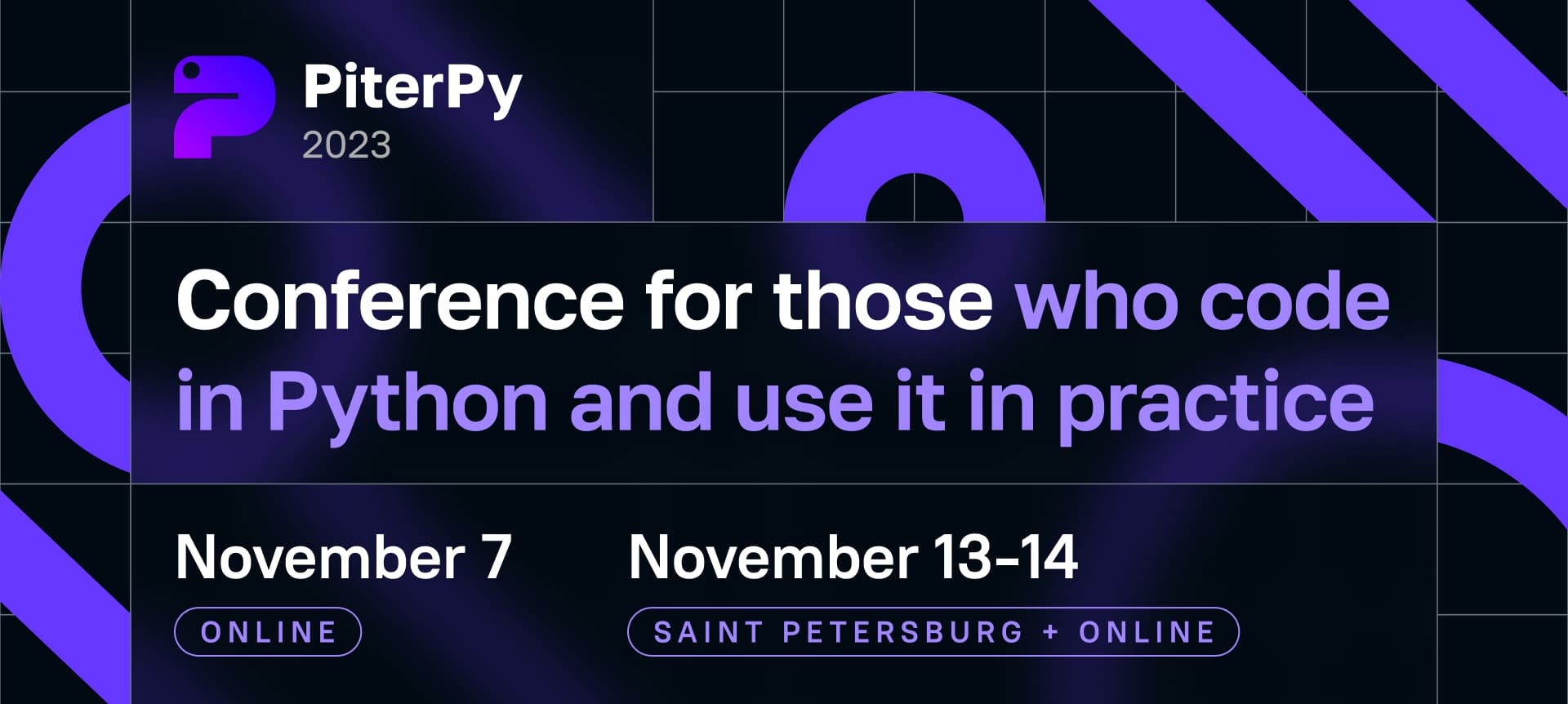 PiterPy 2023. Conference for those who code in Python and use it in practice