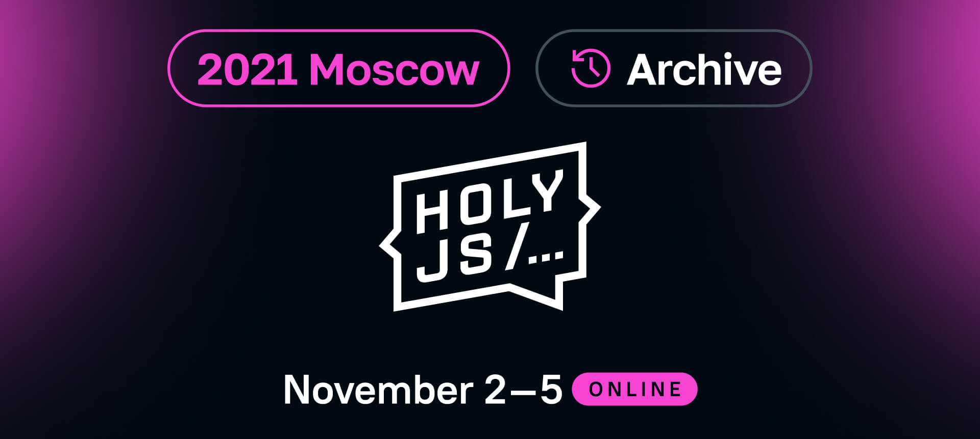 Vadim Malyutin at HolyJS 2021 Moscow