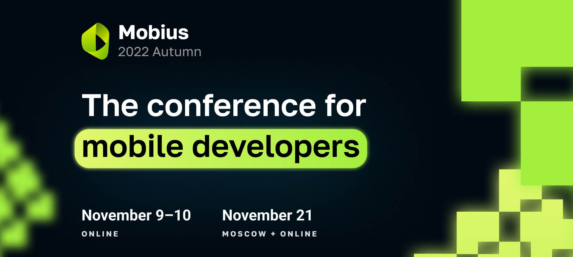Mobius 2022 Autumn. The conference for mobile developers