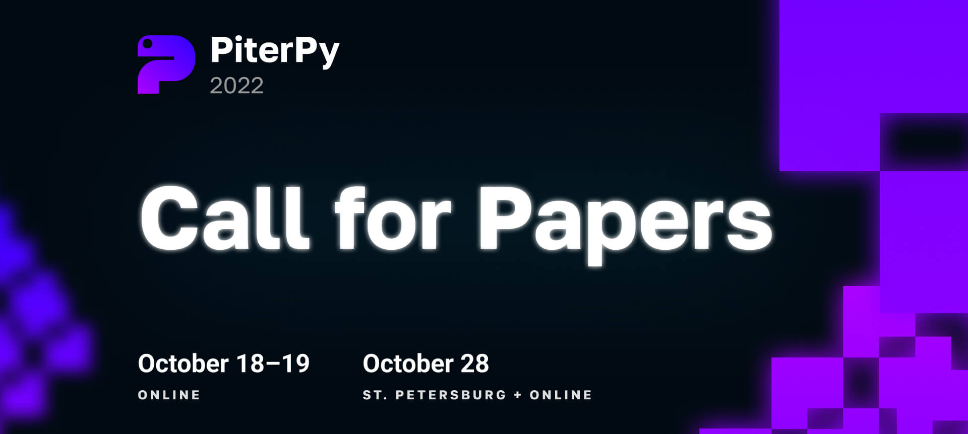 How to submit your talk — PiterPy 2022. The conference for those who code in Python and use it ...
