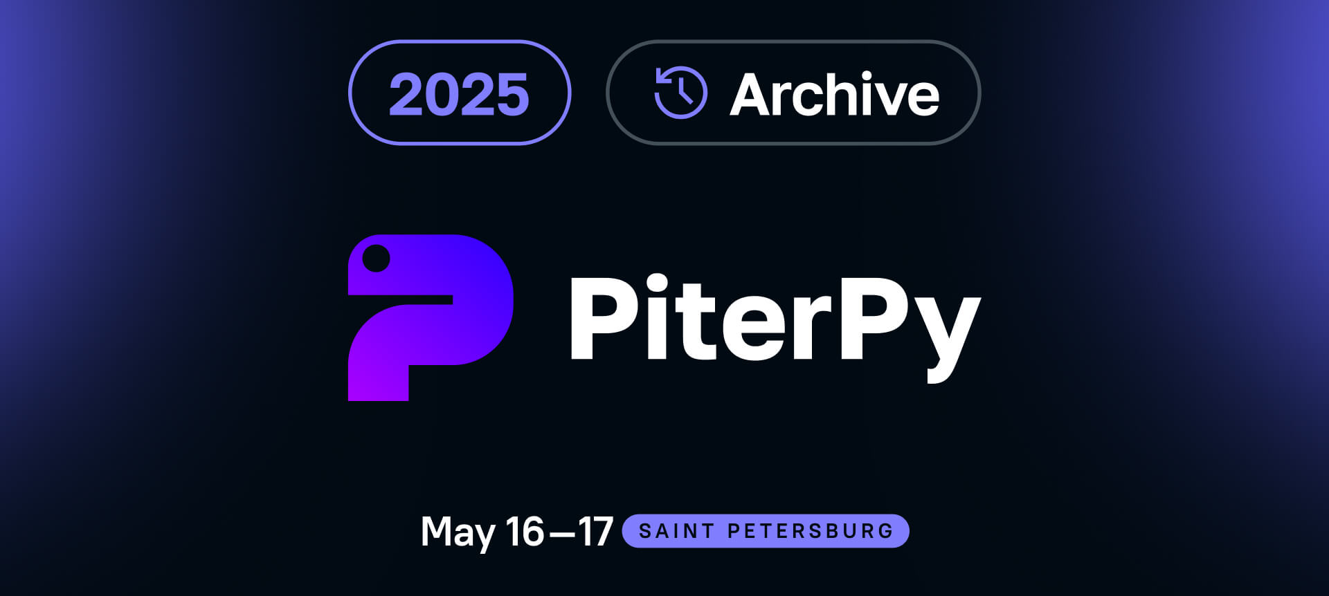 PiterPy 2025 | Participation rules | Conference for Python developers