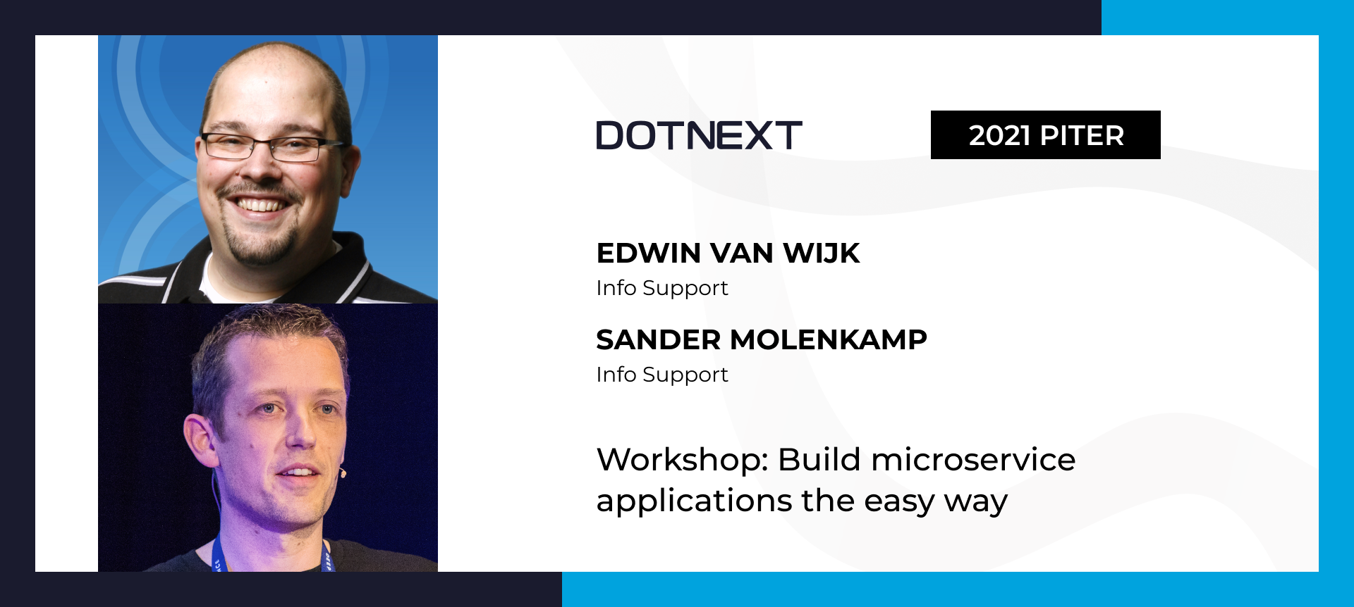 Workshop: Build microservice applications the easy way (part 2) | Доклад на DotNext 2021 Piter