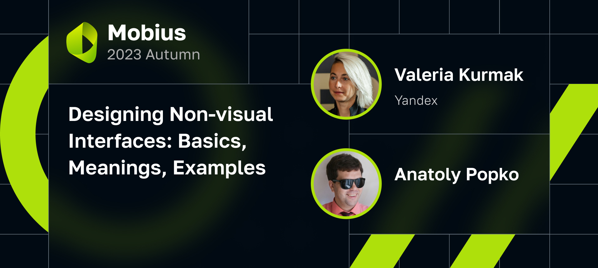 Designing Non-visual Interfaces: Basics, Meanings, Examples | Talk at Mobius 2023 Autumn
